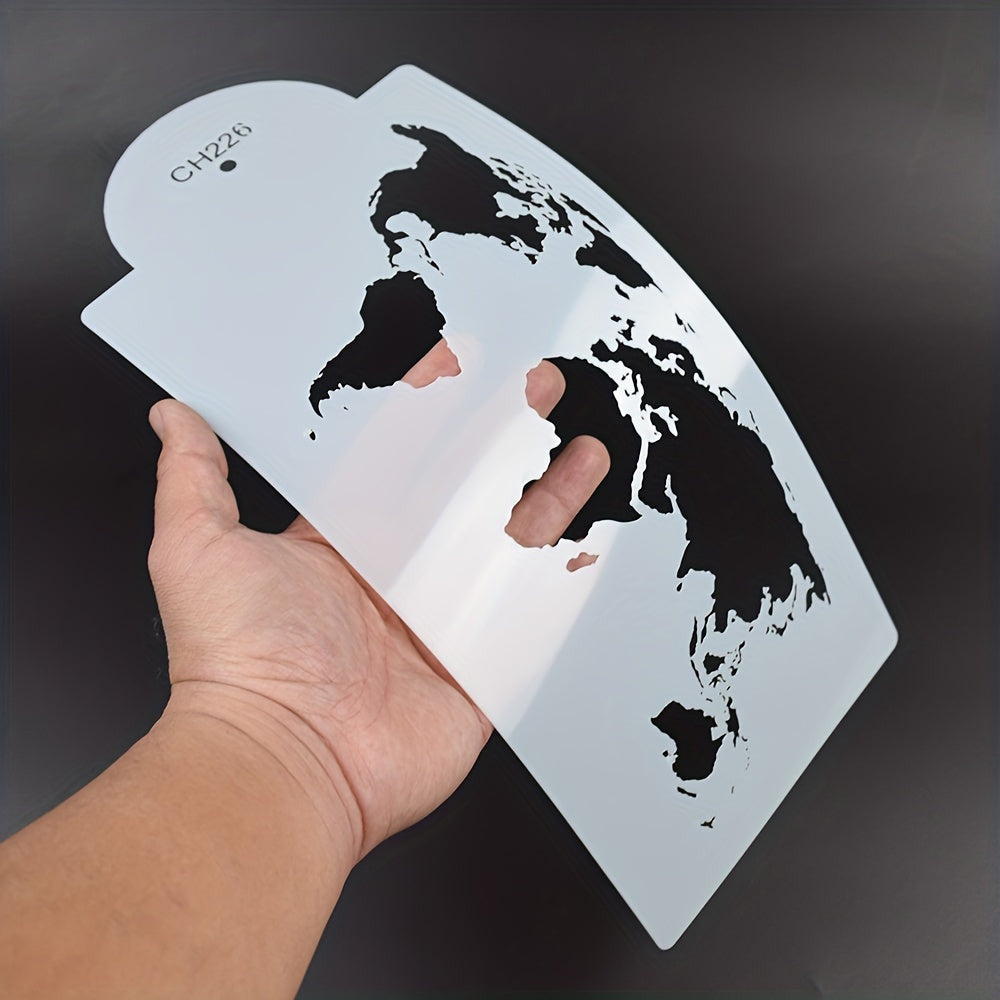 Map Shape tortasablon, tortadíszítő sablon forma – NapiKütyü