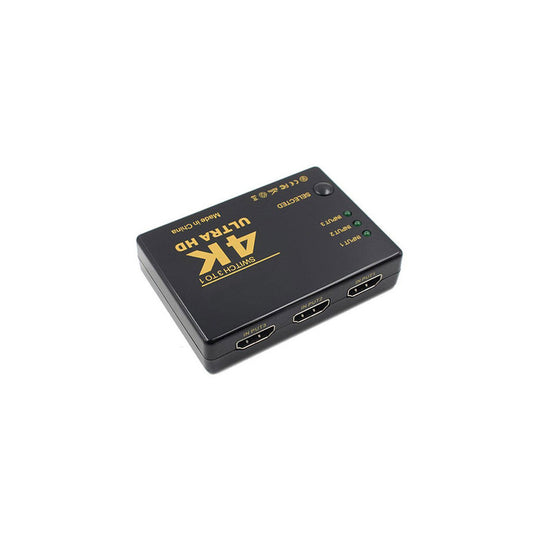 HDMI kapcsoló távirányítóval, 4K UHD, 3 bemenet 1 kimenet - HDMI Switc – NapiKütyü