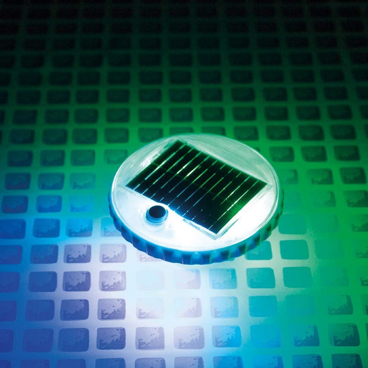 Intex napelemes vízen úszó LED medence világítás – NapiKütyü